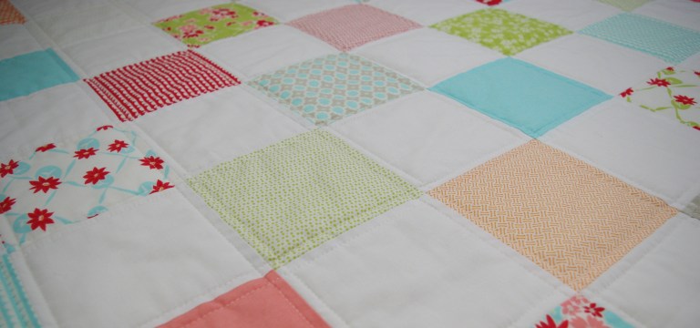 Checkered Baby Quilt – Monday Morning Designs