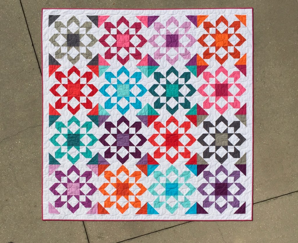 Fireworks Quilt Finish – Monday Morning Designs