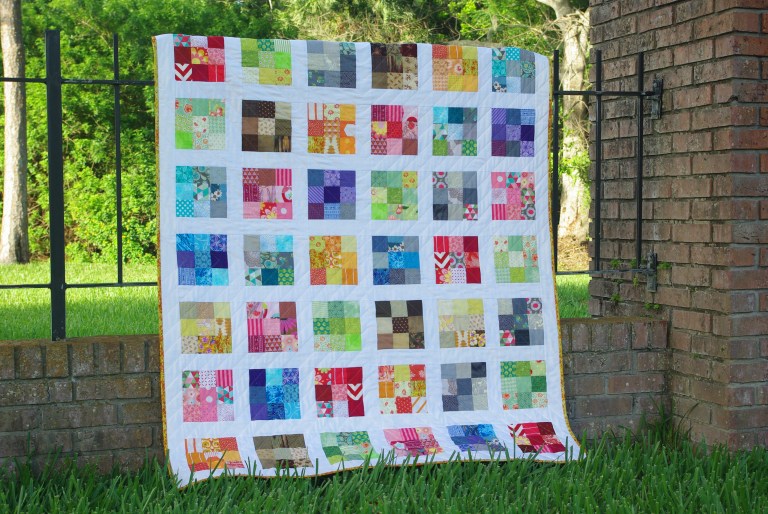 Scrappy Nine Patch Quilt – Monday Morning Designs